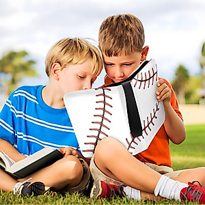 Baseball Softball Laces Card Binder 400 Pockets Trading Card Storage Binder Album with Sleeves Zipper Card Collection Holder Folder for Girls Boys