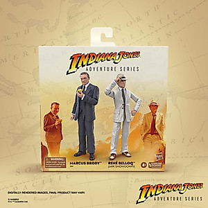 Indiana Jones Adventure Series: Indiana Jones and the Raiders of the Lost Ark, Marcus Brody & René Belloq (Ark Showdown), 6-Inch Action Figures Set