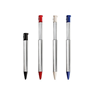 Xahpower 3DS Charger Bundle, 1 Pack 3DS Game Holder Card Case and 4 Pack Stylus Pen for Nintendo 3DS