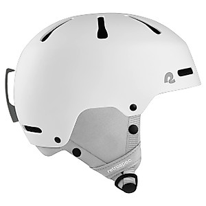 Retrospec Comstock Youth Ski & Snowboard Helmet for Kids - Durable ABS Shell, Protective EPS Foam & Cooling Vents - Adjustable Fit for Boys & Girls - Matte White, 48-51cm X-Small