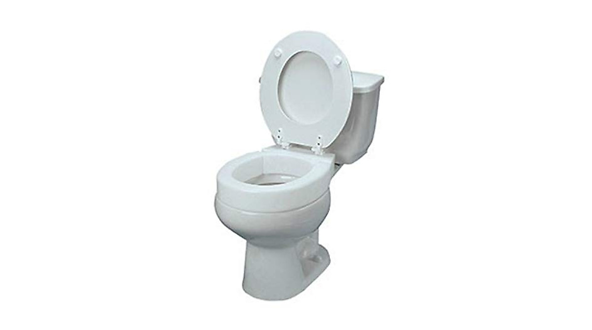 Maddak Ableware Hinged Elevated Toilet Seat - Easy, Secure Access