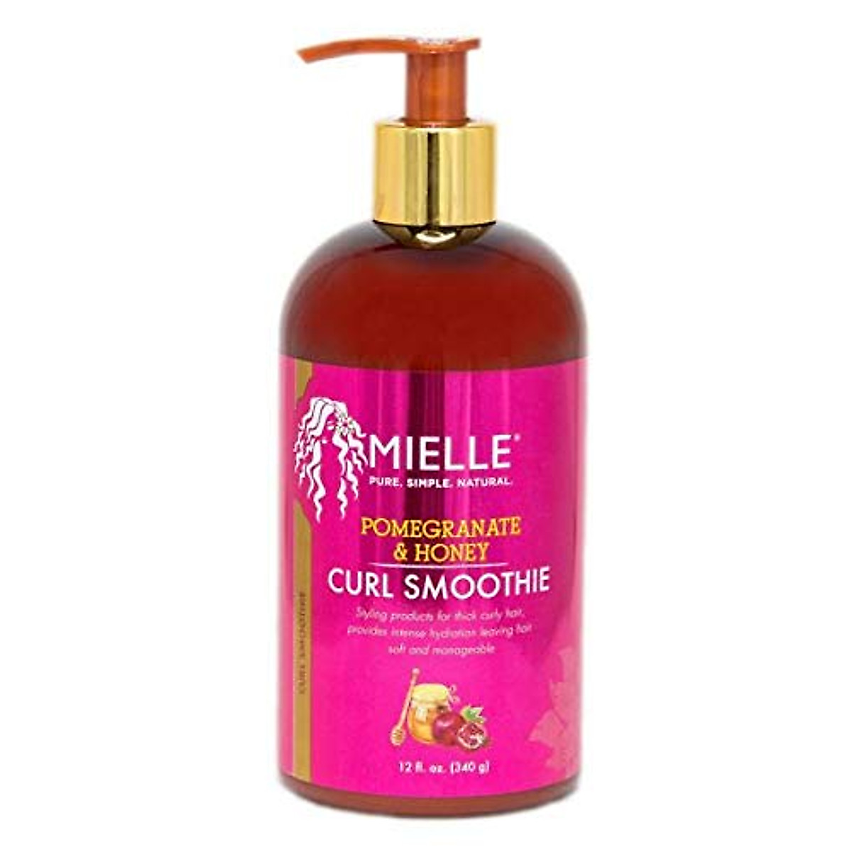 Mielle Organics Pomegranate And Honey Curl Smoothie 12Oz (Pack of 6)