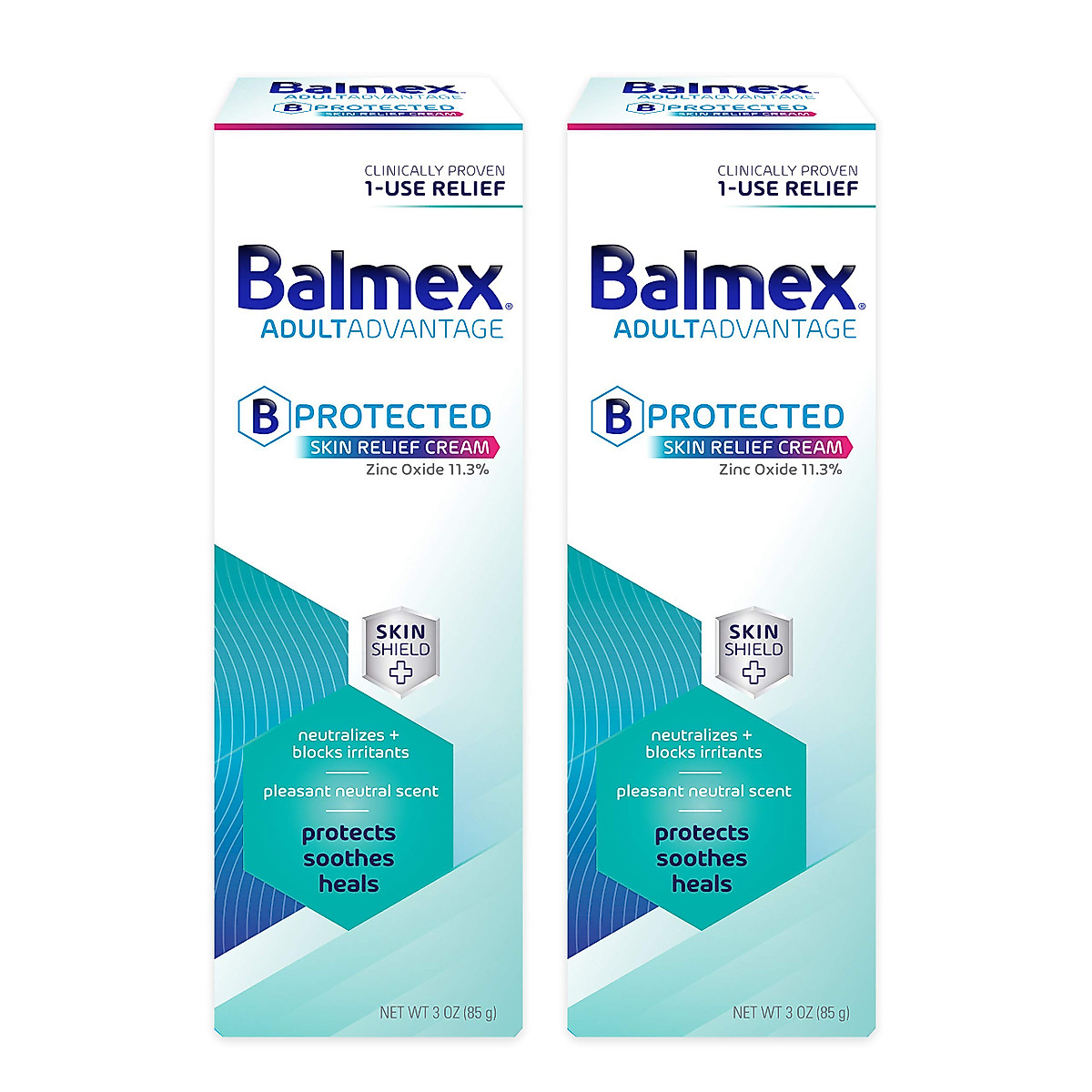 Balmex Adult Care Rash Cream, 3 OZ (Pack of 2)