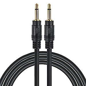 TENINYU 3.5mm Mono Cable - 12V Trigger, IR Infrared Sensor Receiver Extension Extender, 3.5mm 1/8" TS Monaural Mini Mono Audio Plug Jack Connector Male to Male Cable (3FT)