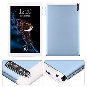 DAKR 10.1 Inch Tablet, Tablet PC Blue 100240V Front 5MP Rear 13MP 8 Cores 2.5GHZ 6GB 128GB for 11.0 for Drawing (US Plug)