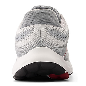 New Balance Men's 520 V8 Running Shoe, Grey/Red, 9.5 Wide