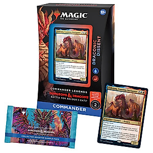 Magic The Gathering Commander Legends: Battle for Baldur’s Gate 4 Deck Bundle – Includes 1 Party Time, 1 Mind Flayarrrs, 1 Draconic Dissent, 1 Exit from Exile