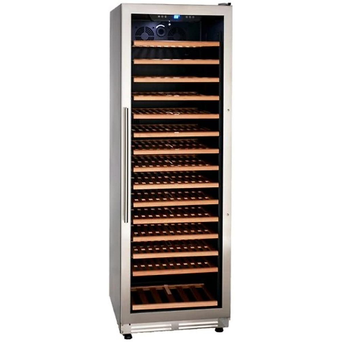 Avanti Products WCF165S3SS Wine Cooler, 165-Bottle, Black