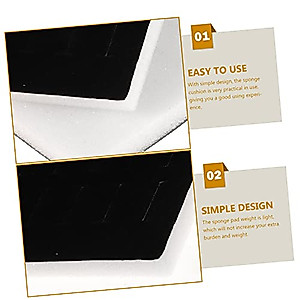 NOLITOY 4pcs Ring Tray Core Ring Insert Pad Foam Ring Tray Earring Holder Insert Ring Inserts for Loose Rings Accessory Tray Ornament Earrings Ring Display Sponge Stud Box Necklace