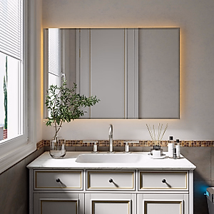 KPAIDA Bathroom Faucets, 3 Hole Bathroom Sink Faucet Brushed Nickel 8 inch Widespread Bathroom Faucet, 2 Handle Faucet for Bathroom Sink Vanity with Pop Up Drain