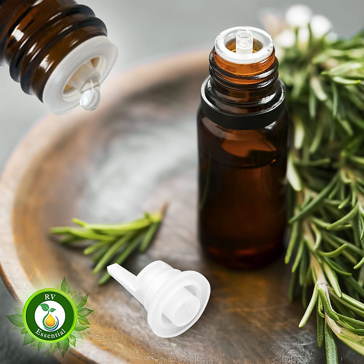 R V Essential Pure Vanilla Essential Oil 100ml (3.38oz)- Vanilla Planifolia (100% Pure and Natural Therapeutic Grade)