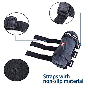 Xislet 2-Straps Portable Speaker Mount, Compatible with Golf Cart Accessories/Bike/Moto/ATV Speaker Strap Holder Fits Attaches Railing/Handlebar/Frame for Bluetooth Wireless Speakers