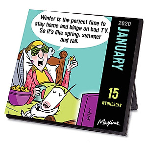 2020 Maxine Daily Desktop Calendar