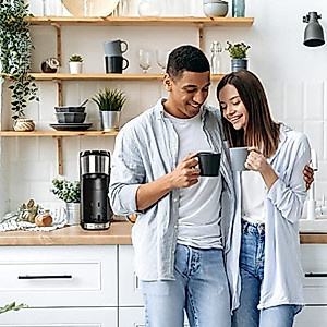 Mixpresso Coffee Maker Single Serve For Ground Coffee & Compatible With K Cup Pods, With 14oz Travel Mug & Reusable Filter For Home, Office & Camping, 30oz Removable Water Tank.