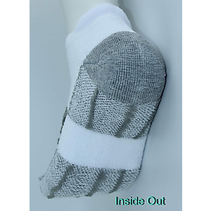 rifix Womens Ankle Running Socks,Cotton Low Cut Athletic Socks,No Show Sports Socks(6p Mix-color2)