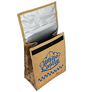 White Castle Burger Brown to-Go Bag Lunch Sack