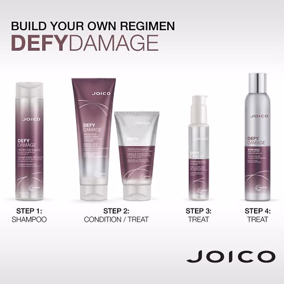 Defy Damage Protective Conditioner | For Color-Treated Hair | Strengthen Bonds & Preserve Hair Color | With Moringa Seed Oil & Arginine | 8.5 Fl Oz