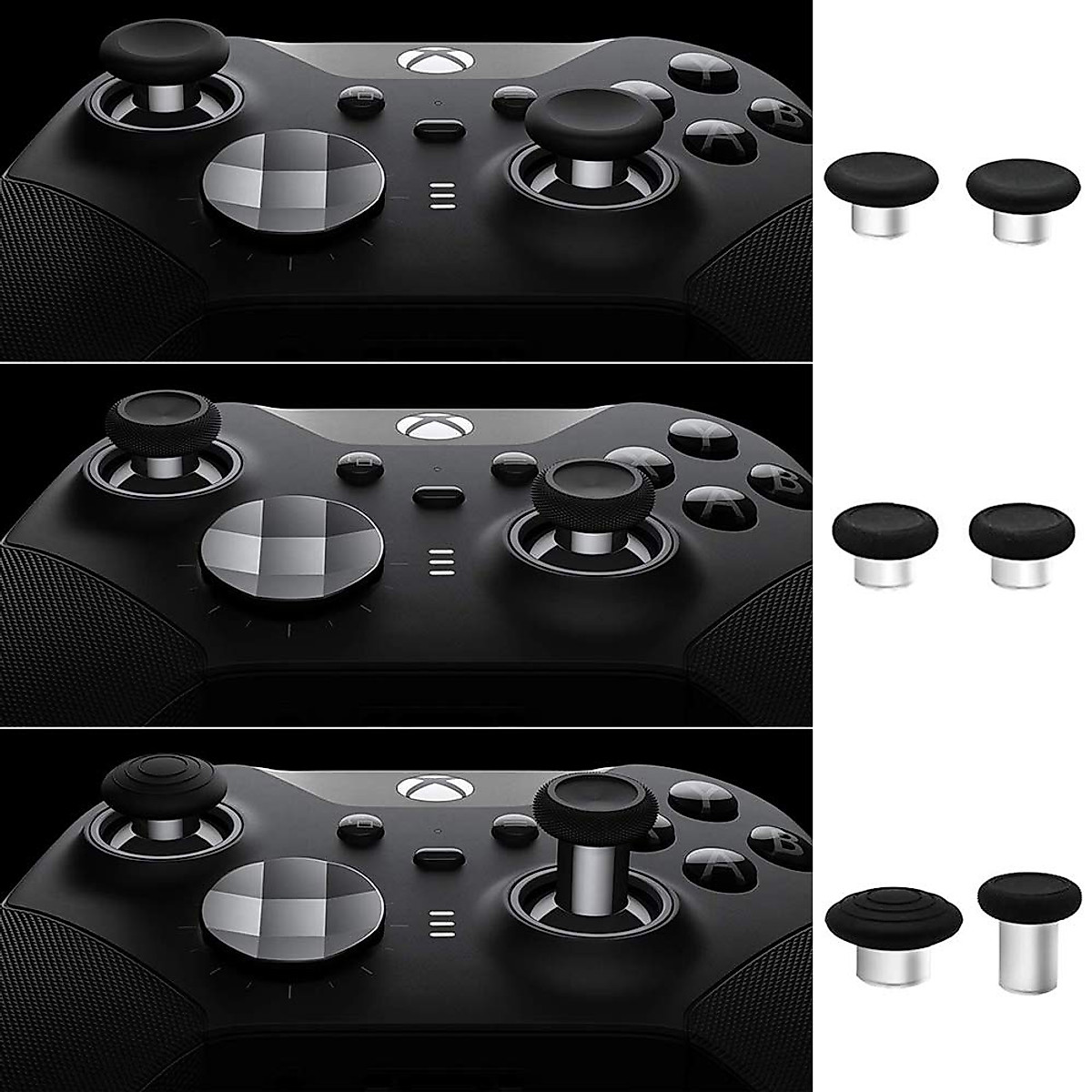 Liphontcta XFUNY Elite Kit for Xbox One Elite Series 2 Controller Accessory, Xbox Gaming Accessories, Xbox One Elite Series 2 Controller Accessory Kit (Golden)
