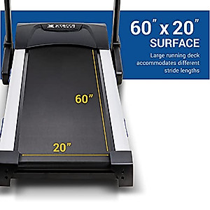 XTERRA Fitness TRX5500 Premium Performance Series Folding Treadmill, Large XTRASoft Cushioned Running Deck, LCD Display, Handlebar Speed and Incline Controls, Variety of Programs, FTMS Bluetooth
