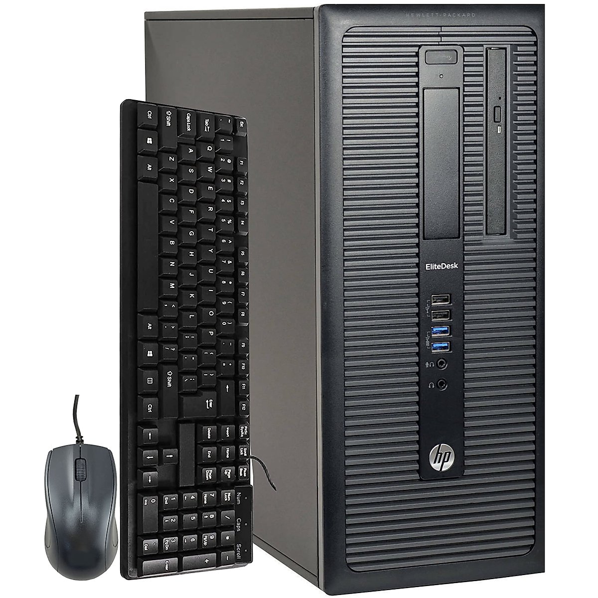 Hp EliteDesk 800 G1 Tower Computer Desktop PC, Intel Core i5 3.2GHz Processor, 16GB Ram, 512GB M.2 SSD, WiFi & Bluetooth, HDMI, Nvidia GeForce GT 1030 DDR5 2GB, Windows 10 Pro (Renewed)