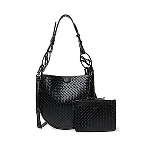 Steve Madden womens Steve Madden BARLO Shoulder Bag, Black, One Size US