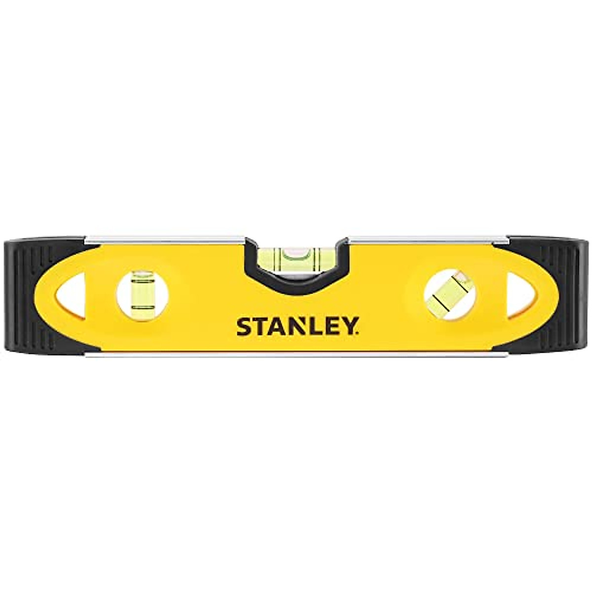 Stanley 0-43-511 Spirit level "Torpedo" of plastic/aluminum, Black