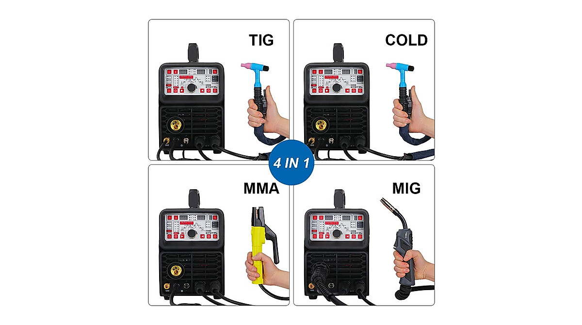 ANDELI MIG Welder 200Amp - 4 in 1 Welding Machine