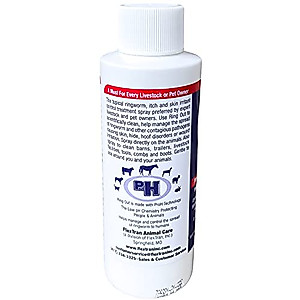 Ring Out - Control and Help Ringworm for Cats, Dogs, Sheep, Goats, Cattle, Horses, all Pets and Livestock makes 32 oz. of Spray