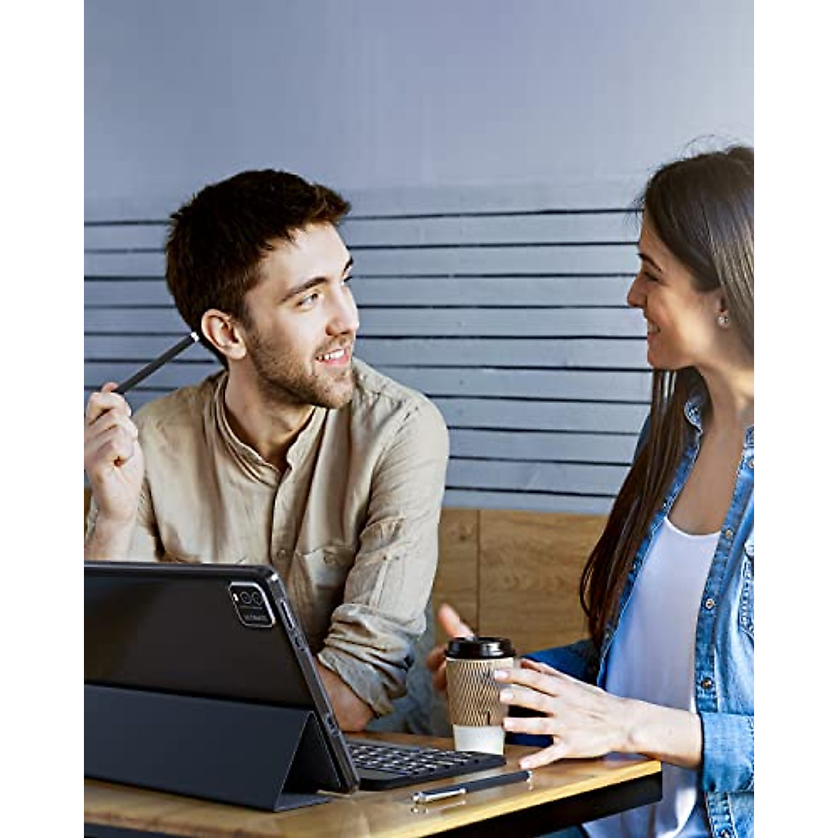 10 inch Android 11.0 Tablet, 4GB RAM+64GB ROM+512GB Expandable Computer Tablets PC, IPS Screen, 2+8MP Dual Camera, WiFi, BT, Google Certified