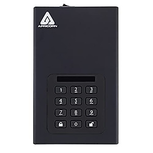 Apricorn 16TB Aegis Padlock DT 256-Bit Encrypted USB 3.0 Hard Drive (ADT-3PL256-16TB)