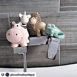 Tikiri My First Safari Crocodile Natural Rubber Rattle (Green)