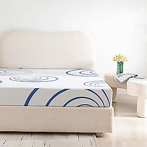 Full Size 8 inch Mattress, Bamboo Charcoal Infused Gel Memory Foam Mattress, Cooling Mattress for Pressure Relief with Fiberglass Free Cover, Medium Firm, CertiPUR-US Certified (Full)