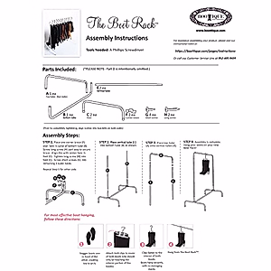 Boottique Boot Organizer: The Boot Rack - Fits in Most Closets- Hangs, Holds, Shapes, & Protects every size and style of Boots (The Boot Rack with 6 Original Silver Hangers)
