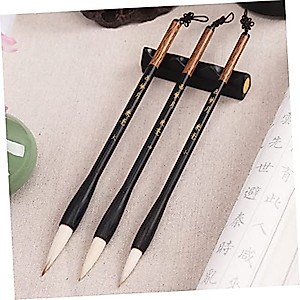 EXCEART 3pcs Writing Brush Ink Brush Pen Watercolor Kanji Drawing Brush Drawing Markers Kits Watercolor Brush Set China Set Miniature Painting Brushes Practical Brush Pen Calligraphy Pen