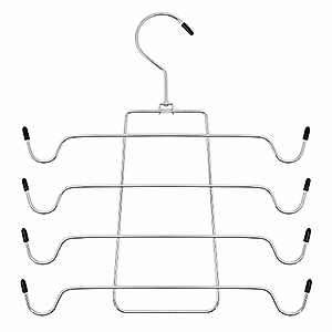 Bra Hanger, Tank Top Hanger Organizer for Closet, 4 Storage Capacity Top Swivel Hook Clothes Wrinkle-Free, ZEDODIER Hanging Space Saving Hanger Bra Holder Camisole Storage