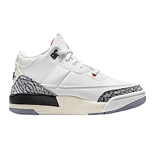Big Kids' Air Jordan Retro 3 Basketball Shoes (us_Footwear_Size_System, Big_Kid, Numeric, Medium, Numeric_3)