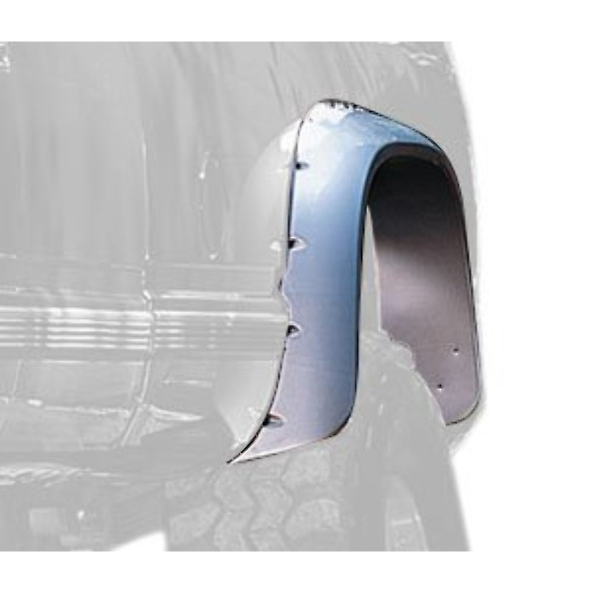 Bushwacker Cutout Pocket/Rivet Style Rear Fender Flares | 2-Piece Set, Black, Smooth Finish | 40010-11 | Fits 1988-1999 Chevrolet C/K 1500, R2500; 1997-1999 Tahoe; 1995-1997 Yukon; 1992-1994 Blazer