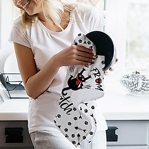 Unibyby Cat Kitchen Towels, Cat Lover Gifts for Women, Decorative Cat Hand Towels for Kitchen, Cat Gifts for Cat Lovers, Housewarming Gift, Cute Cat Dish Towel, Tea Towel, Cat Kitchen Décor