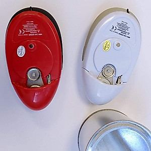 BAAROO Electric Can Opener, Mini Restaurant Can Opener, Smooth Edge Electric Can Opener Full - Automatic Hands Free Restaurant Can Opener for Chef's and Housewife