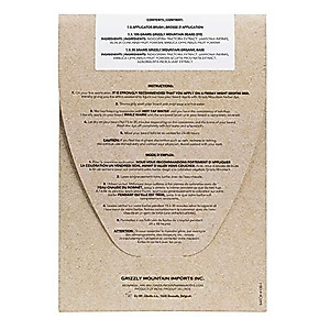 Grizzly Mountain Beard Dye - Organic & Natural Black Beard Dye