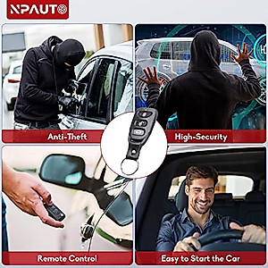 NPAUTO Key Fob Replacement for Hyundai Sonata 2011 2012 2013 2014 2015 Keyless Entry Remote Control Car Key Fobs (OSLOKA-950T, 4 Button, 1Pcs)