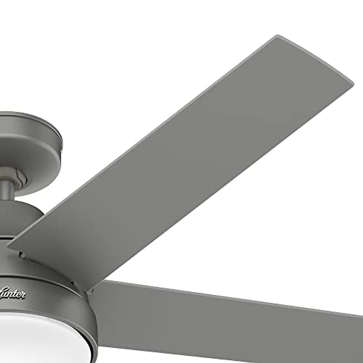 Hunter Fan Company 51315 Aerodyne Ceiling Fan, 52, Matte Silver