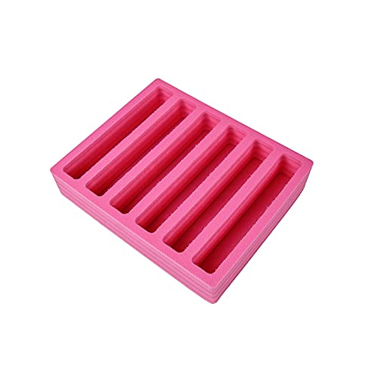 Polar Whale 2 Nail Polish Drawer Organizers Tray Durable Pink Foam Washable Waterproof Insert for Home Bathroom Bedroom Office 8.9 x 10.9 Each Holds up to 36