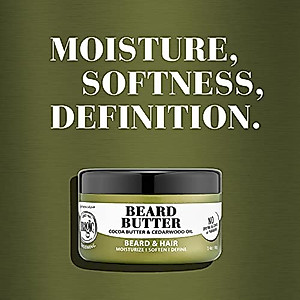 SoftSheen-Carson Magic Men's Grooming Conditioning Beard Butter With Cocoa Butter and Cedarwood Oil, Moisturizes, Softens and Define With No Drying Alcohol, 3.5 ounces
