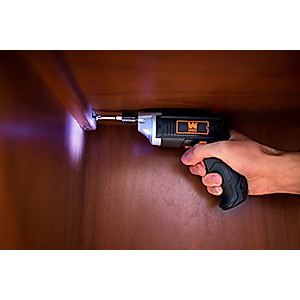 WEN 49103 3.6V Lithium-Ion Cordless Electric Screwdriver with Bits & Belt Holster