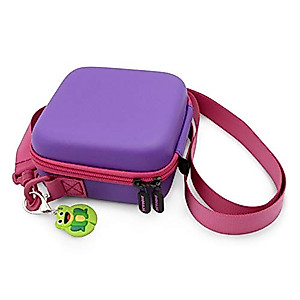 CASEMATIX Toy Camera Travel Case Compatible with VTech KidiZoom Creator Cam Video Camera and Accessories for Cams, Includes Purple Case Only