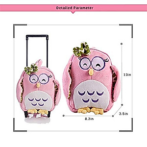 GLOOMALL Toddler Backpack with Removable Wheels & Yellow Bee Backpack for Kids (yellow bee)