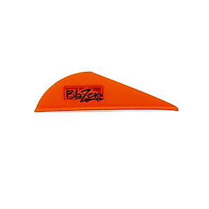 Bohning 10831NO2 Blazer Vanes 2-Inch, Neon Orange, 36-Pack