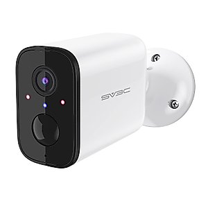 SV3C 1080P Outdoor Surveillance Camera, Outdside Security IP Camera with 2-Way Audio, Humanoid Detection, Support 128G SD Card Recording