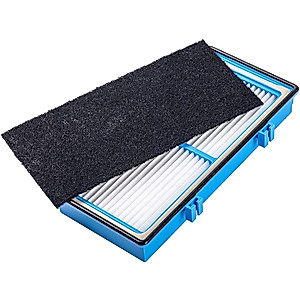 HAPF30AT Filter for Holmes AER1 HEPA Type Total Air Puri-fi-er, Compatible with Holmes HAPF30AT and HAP242-NUC, 4 HEPA + 10 Carbon Booster Filters